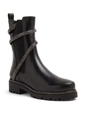 Rene Caovilla Cleo Crystal-embellished Boots