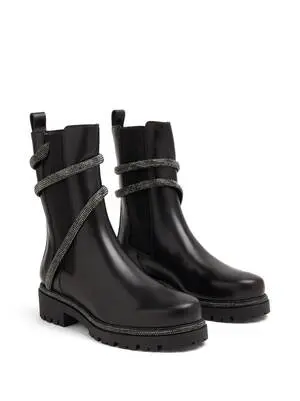 Rene Caovilla Cleo Crystal-embellished Boots