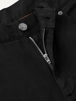 Zegna Slim-fit Brushed Cotton-blend Trousers