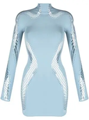 MUGLER Seamless Panelled Minidress