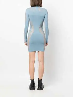 MUGLER Seamless Panelled Minidress