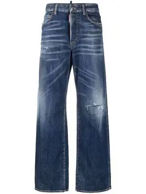 Dsquared2 High Waist Wide-leg Jeans