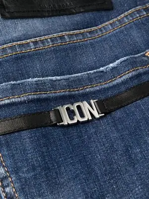 Dsquared2 High Waist Wide-leg Jeans