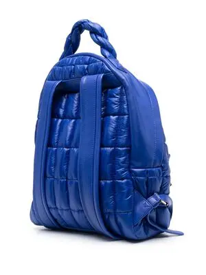Moschino Quilted Braided-handle Backpack