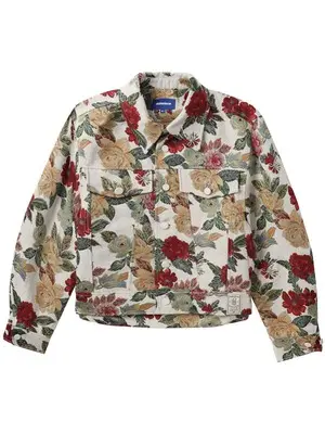 ADER ERROR Floral Embroidered Shirt Jacket