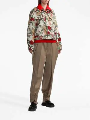 ADER ERROR Floral Embroidered Shirt Jacket