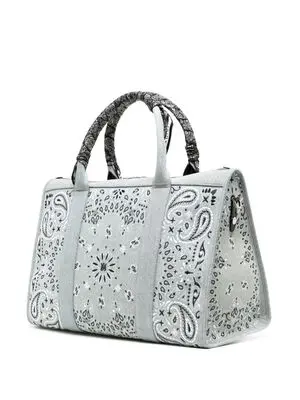 Amiri Bandana-embroidery Denim Holdall