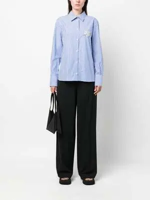 MSGM Wide-leg Tailored Trousers