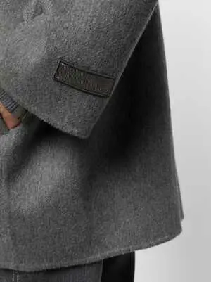 Brunello Cucinelli Cashmere Double-breasted Coat - Grey