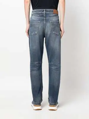 Brunello Cucinelli Distressed Slim-cut Jeans