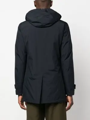 Herno Gore-tex Hooded Raincoat - Blue