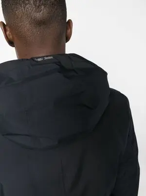 Herno Gore-tex Hooded Raincoat - Blue
