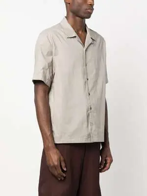 JAMES PERSE Short-sleeves Buttoned Poplin Shirt