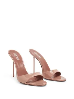 Paris Texas Lidia 105mm Patent-leather Mules - Pink