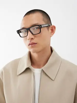 Dior Dior - Cd Diamondo S3i D-frame Acetate Glasses - Mens - Black - ONE SIZE - Black