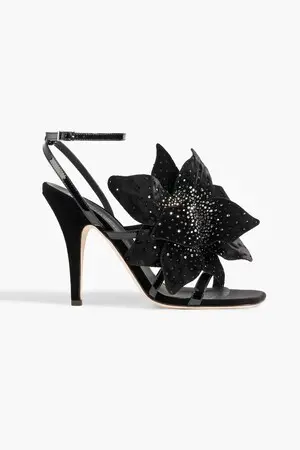 GIUSEPPE ZANOTTI Giuseppe Zanotti Florant Embellished Sandals - Black