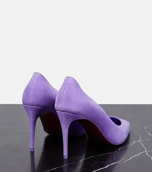 CHRISTIAN LOUBOUTIN Kate 85 Suede Pumps - Pink
