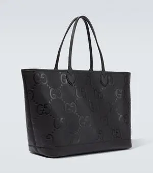 Gucci Jumbo Gg Large Leather Tote Bag