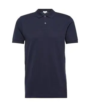 Sunspel Cotton Polo Shirt - Blue