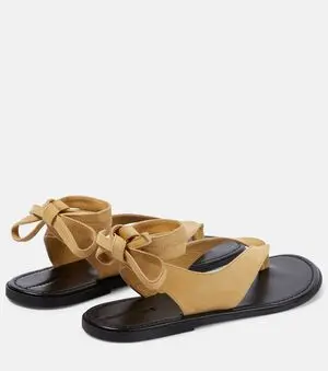 THE ROW Beach Leather Thong Sandals