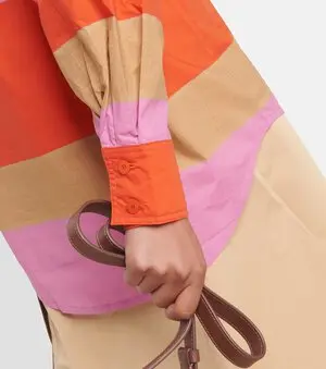 Johanna Ortiz Ruched Cotton Shirt