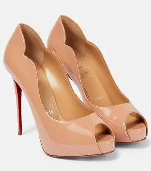 CHRISTIAN LOUBOUTIN Hot Chick Alta Pumps - Beige