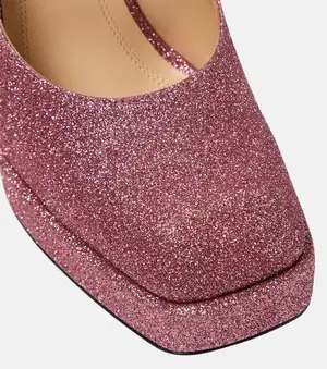 NODALETO Bulla Jill Glitter Slingback Pumps