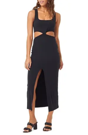 L*Space Skyler Cover-up Dress Black