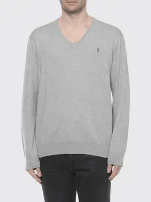 Polo Ralph Lauren Cotton V-neck Pullover - Grey