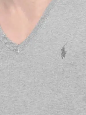 Polo Ralph Lauren Cotton V-neck Pullover - Grey