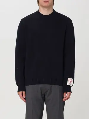 GOLDEN GOOSE Cotton Knit Sweater - Navy