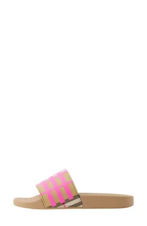 Burberry Furley Check Slide Sandal