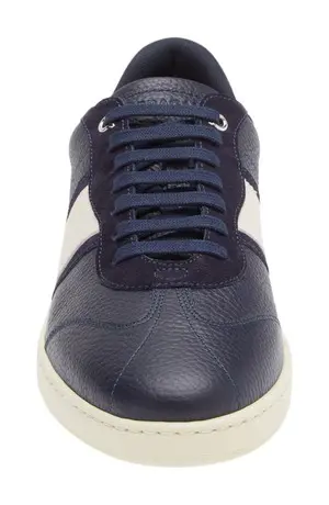 FERRAGAMO Achille Low Top Sneaker - Blue Marine