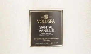 Voluspa Santal Vanille Luxe Jar Candle