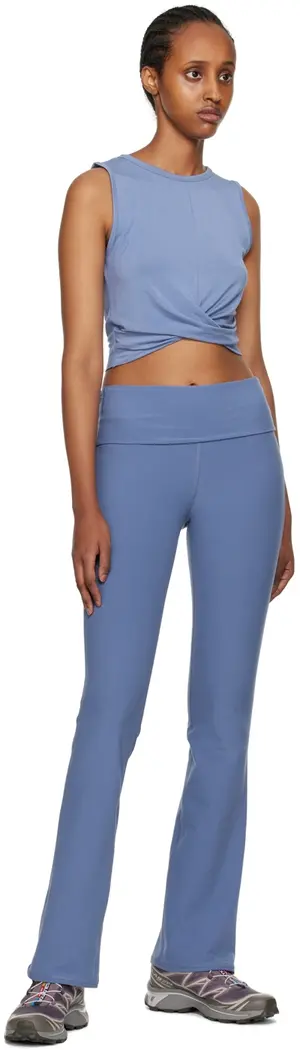 Alo Yoga Blue Bootcut Leggings - Infinity Blue