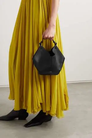 Khaite Lotus Mini Leather Tote