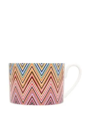Missoni Zigzag-print Tea Cups - Pink