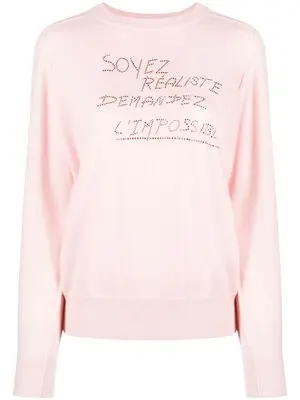 Sonia Rykiel Paris Rhinestone-embellished Jumper