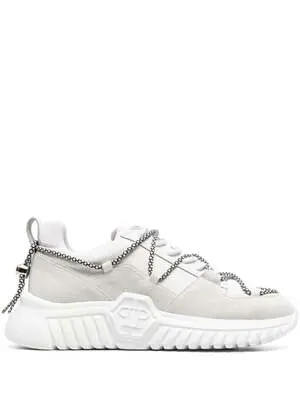 Philipp Plein Suede Panelling Low-top Sneakers
