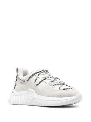 Philipp Plein Suede Panelling Low-top Sneakers