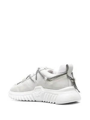 Philipp Plein Suede Panelling Low-top Sneakers