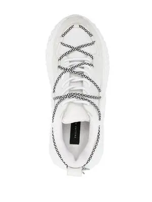 Philipp Plein Suede Panelling Low-top Sneakers