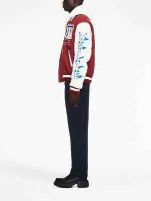 Off-White Appliqué Varsity Jacket
