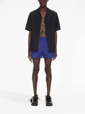 Off-White Logo-print Swim Shorts
