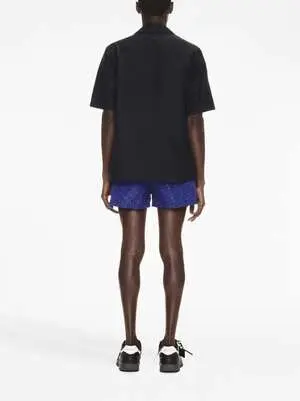 Off-White Logo-print Swim Shorts