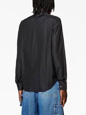 DIESEL® S-benny-a Logo-appliqué Shirt - Black