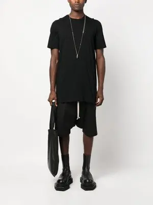 Rick Owens Drawstring Drop-crotch Shorts - Black