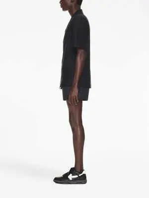Off-White Logo-print Swim Shorts