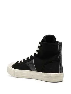 Rhude Bel Airs High-top Sneakers - Black