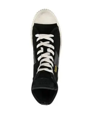 Rhude Bel Airs High-top Sneakers - Black